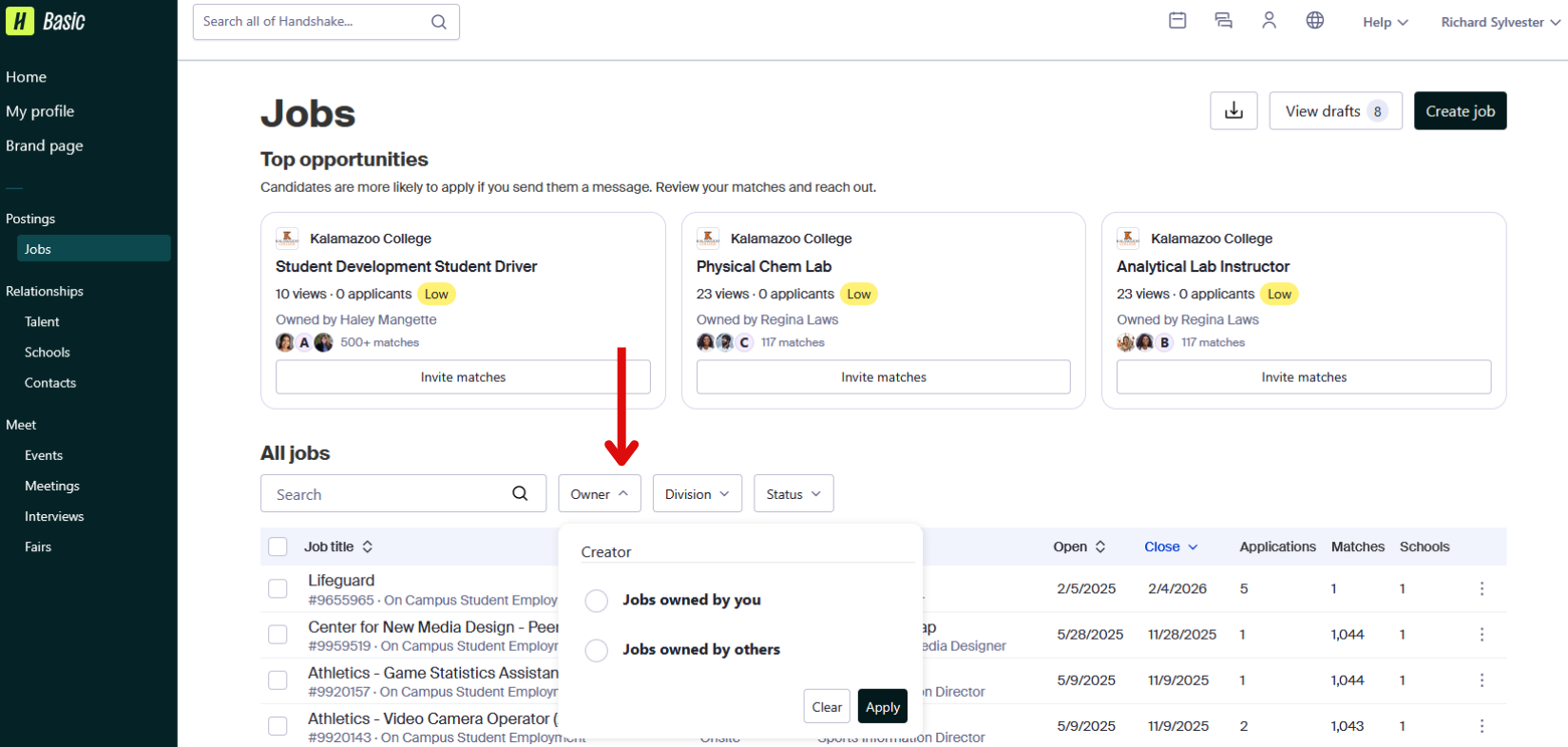 How to reopen or duplicate a job post in Handshake (for on-campus ...